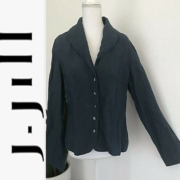 J. Jill | Jackets & Coats | J Jill Linen Blend Blazer | Poshmark